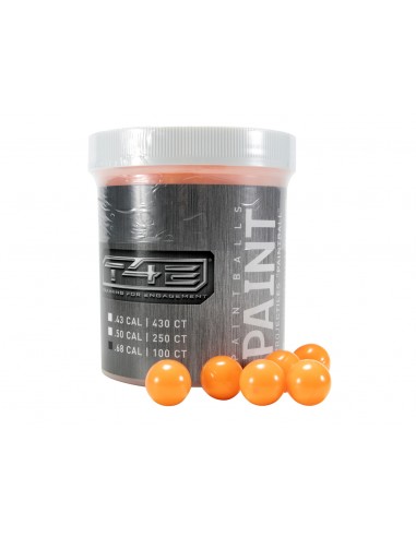 Municiones T4E Calibre .68 Naranja 100 pz