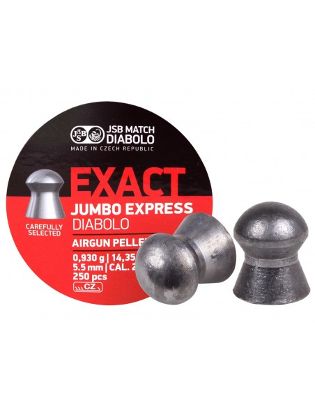 Diabolos JSB Match Exact Jumbo Express Calibre .22(5.5mm) 14.35gr 250pz